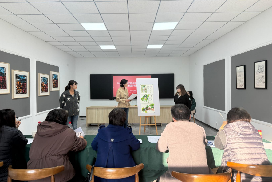 以青春画笔描绘时代风采——铁岭市职业院校技能大赛文化艺术赛道手绘设计赛项成功举办-辽宁职业学院